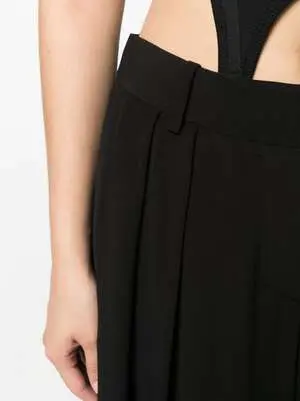 Balmain High-waisted Palazzo Trousers