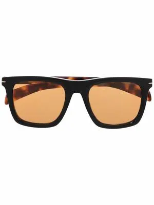 DB EYEWEAR BY DAVID BECKHAM Square Frame Sunglasses - Brown