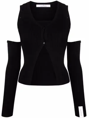 Rokh Cuffed Cardigans For Women