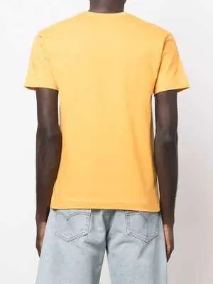 Play Comme Des Garcon Logo-patch Short-sleeve T-shirt - Orange