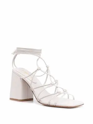 GIANVITO ROSSI Minas 100mm Block Heel Sandals