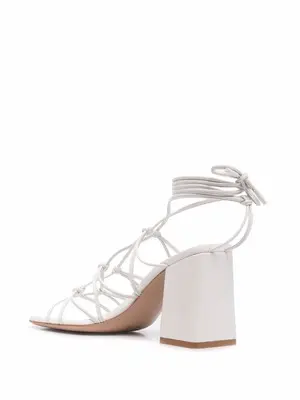 GIANVITO ROSSI Minas 100mm Block Heel Sandals