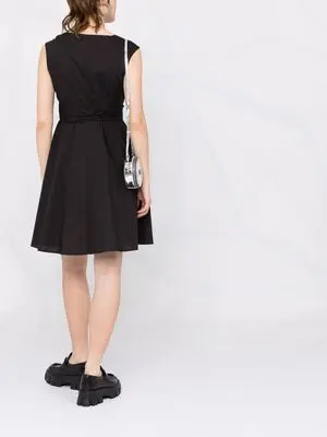 Woolrich Waist-tie A-line Dress - Black
