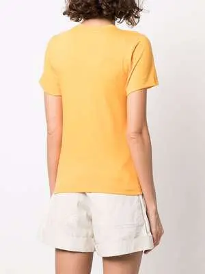 Play Comme Des Garcon Cotton T-shirt - Yellow