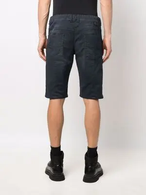 DIESEL® D-kroo Cotton Shorts With Logo Patch
