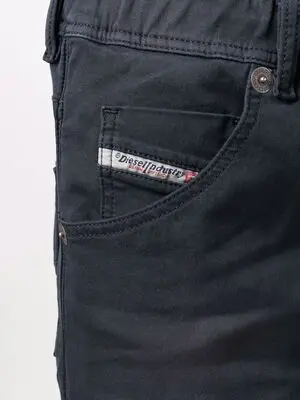 DIESEL® D-kroo Cotton Shorts With Logo Patch