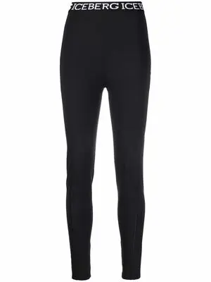 Iceberg Logo-waist Leggings