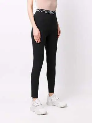 Iceberg Logo-waist Leggings