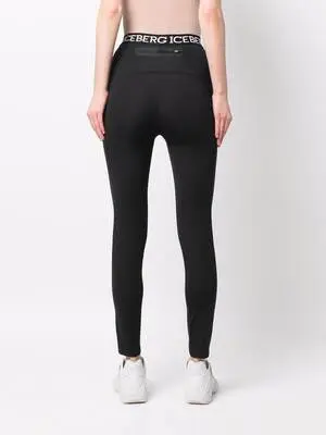 Iceberg Logo-waist Leggings