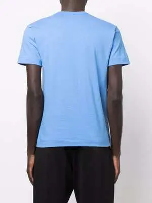 Play Comme Des Garcon Logo-patch Short-sleeve T-shirt - Blue