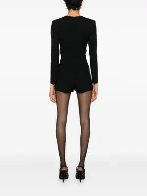 Saint Laurent Ruched Playsuit