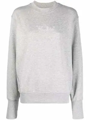 Woolrich Logo-embroidered Organic Cotton Sweatshirt - Grey