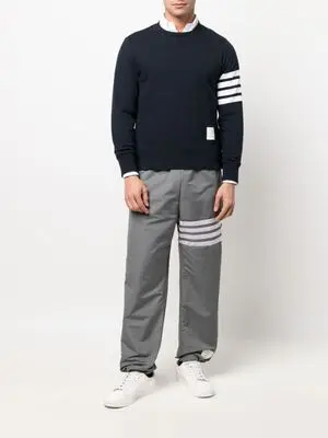 Thom Browne 4-bar Stripe Track Pants - Grey