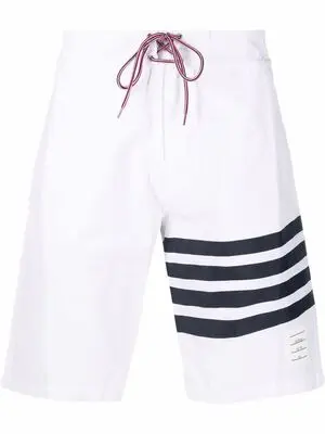 Thom Browne 4-bar Swim Shorts - White