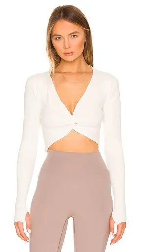 LE ORE Rimini Twist Top In Grey