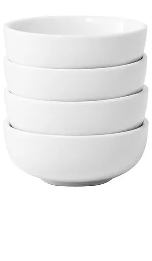 PUBLIC GOODS Ceramic Mini Bowls Set Of 4 In White - N,a