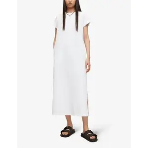 ALLSAINTS Anna Short-sleeve Cotton Maxi Dress