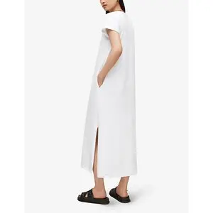 ALLSAINTS Anna Short-sleeve Cotton Maxi Dress