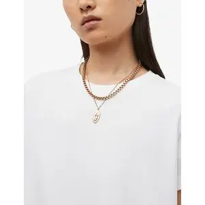 ALLSAINTS Anna Short-sleeve Cotton Maxi Dress