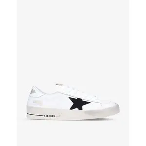 GOLDEN GOOSE Stardan Low-top Trainers - White/blk