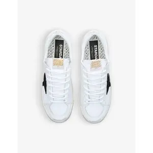 GOLDEN GOOSE Stardan Low-top Trainers - White/blk