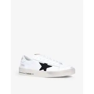 GOLDEN GOOSE Stardan Low-top Trainers - White/blk
