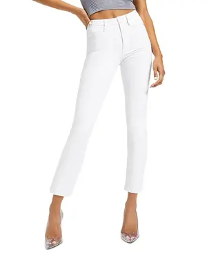 Good American Raw Edge Hem Jeans For Women