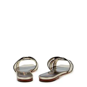 Saint Laurent Nu Pieds Leather Sandals, Sandals, Slip-on