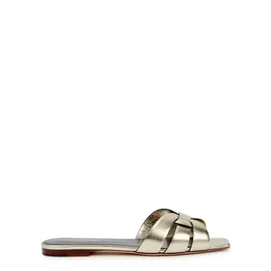 Saint Laurent Nu Pieds Leather Sandals, Sandals, Slip-on
