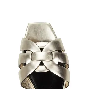 Saint Laurent Nu Pieds Leather Sandals, Sandals, Slip-on