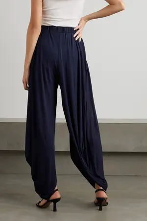 Loewe Balloon Draped Crepe Tapered Pants