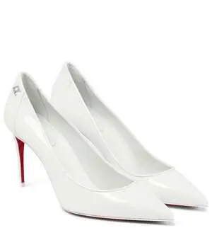 CHRISTIAN LOUBOUTIN Sporty Kate 85 Patent Leather Pumps