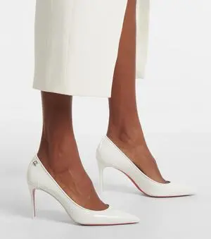 CHRISTIAN LOUBOUTIN Sporty Kate 85 Patent Leather Pumps