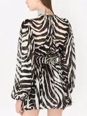 Dolce & Gabbana Zebra-print Mini Dress