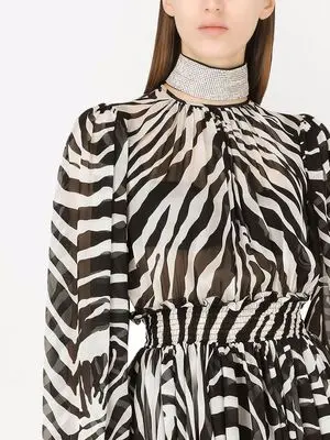 Dolce & Gabbana Zebra-print Mini Dress