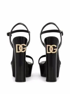 Dolce & Gabbana 145mm Keira Platform Sandals