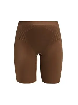 Spanx Thinstincts 2.0 Mid-thigh Shorts Chestnut Brown