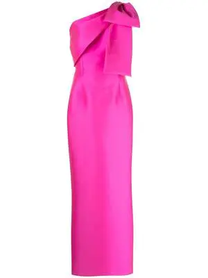 Sachin & Babi Bonnie One-shoulder Gown - Pink
