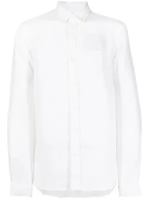Vince Long-sleeve Linen Shirt