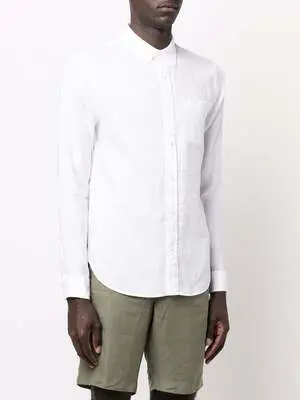 Vince Long-sleeve Linen Shirt