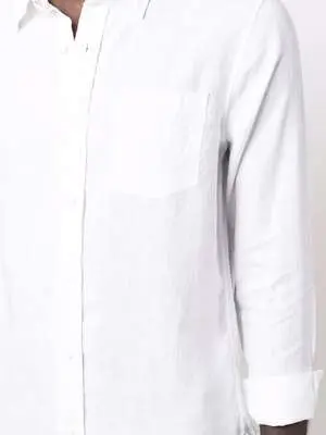 Vince Long-sleeve Linen Shirt