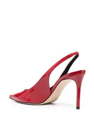 SCAROSSO X Brian Atwood Sutton Slingback Pumps - Red