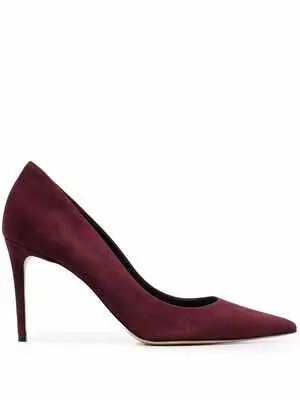 SCAROSSO X Brian Atwood Gigi Suede Pumps - Purple