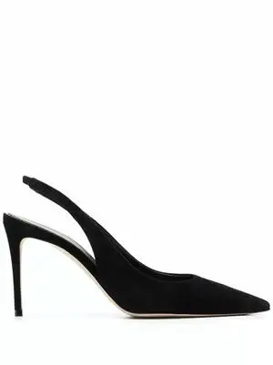SCAROSSO X Brian Atwood Sutton Slingback Pumps - Black