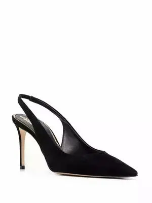 SCAROSSO X Brian Atwood Sutton Slingback Pumps - Black