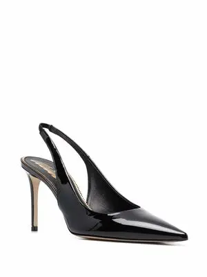 SCAROSSO X Brian Atwood Sutton Slingback Pumps - Black