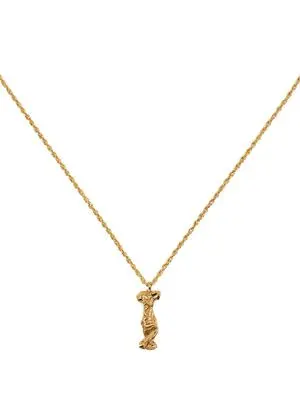 LOVENESS LEE Alphabet Pendant Necklace - Gold