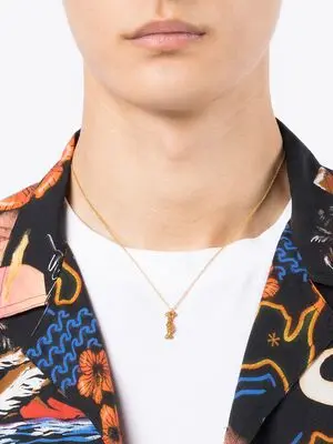 LOVENESS LEE Alphabet Pendant Necklace - Gold