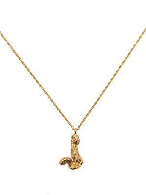 LOVENESS LEE Alphabet-charm Necklace - Gold