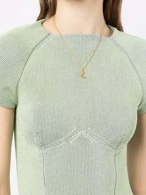 LOVENESS LEE Alphabet-charm Necklace - Gold